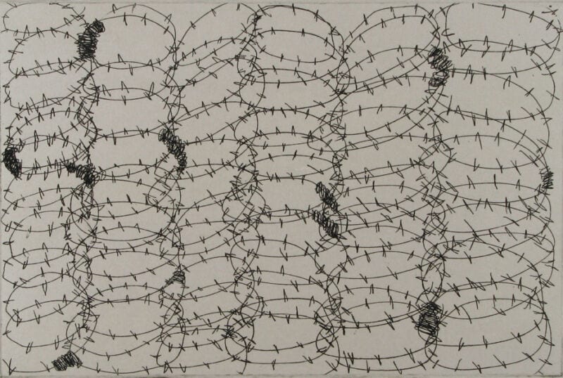 Guantanamo Series #4, White (also available in blue and yellow) | Oehme ...